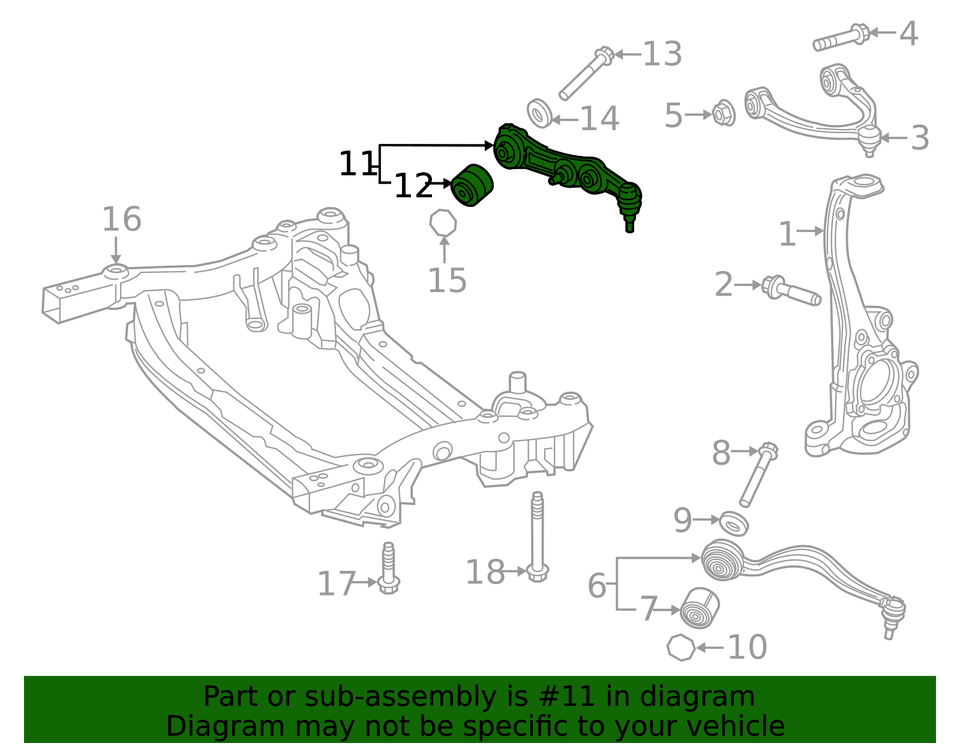 Genuine Mercedes-Benz Lower Control Arm 205-330-67-10 | eBay