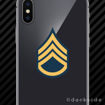 (2x) E-6 Staff Sergeant Insignia Cell Phone Sticker Mobile united ...