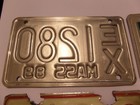 MASSACHUSETTS MOTORCYCLE LICENSE PLATE 4 LOT 1974 1987 1988 1989 | eBay