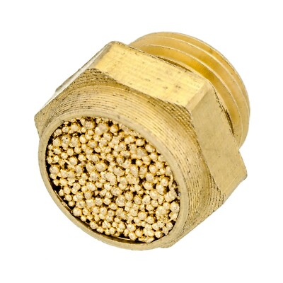 M10 Low Profile Pneumatic Muffler Filter Silencer Sintered Male Thread ...