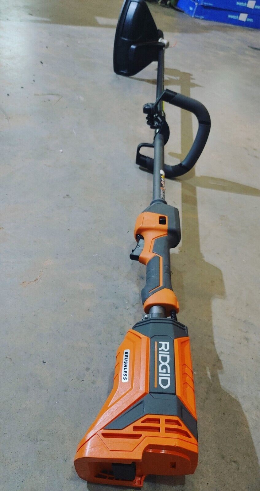 RIDGID 18V Brushless Cordless Battery 14-inch String Trimmer (Tool Only ...