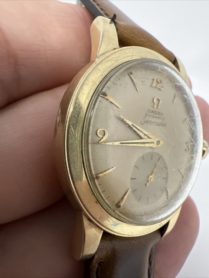 Omega Seamaster Automatic Cal. 344 14K Gold Filled Vintage Watch | eBay