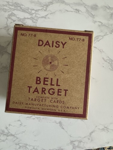 Daisy BB Gun Bell Target Trap & Pad of Targets Plymouth Michigan Mint ...