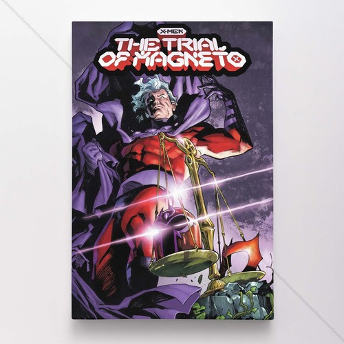 Magneto Poster Canvas X-Men Xmen Marvel Comic Book Cover Art Print ...