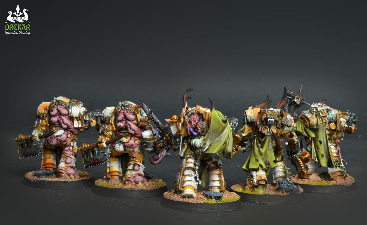 Blightlord Terminators Death Guard Nurgle ** COMMISSION ** painting | eBay