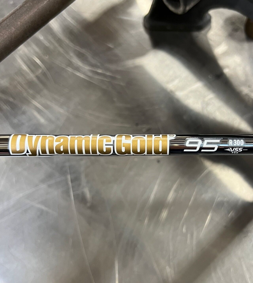 True Temper Dynamic Gold Steel Iron Shafts Set .370 Parallel Tip R300 ...