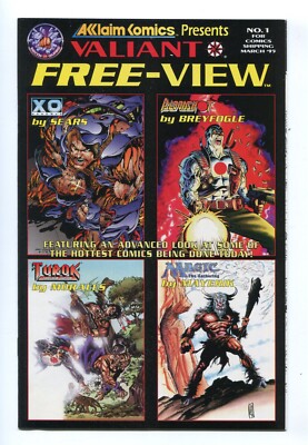 ACCLAIM COMICS PRESENTS VALIANT FREE-VIEW #1 - 1ST MAGIC THE GATHERING ...