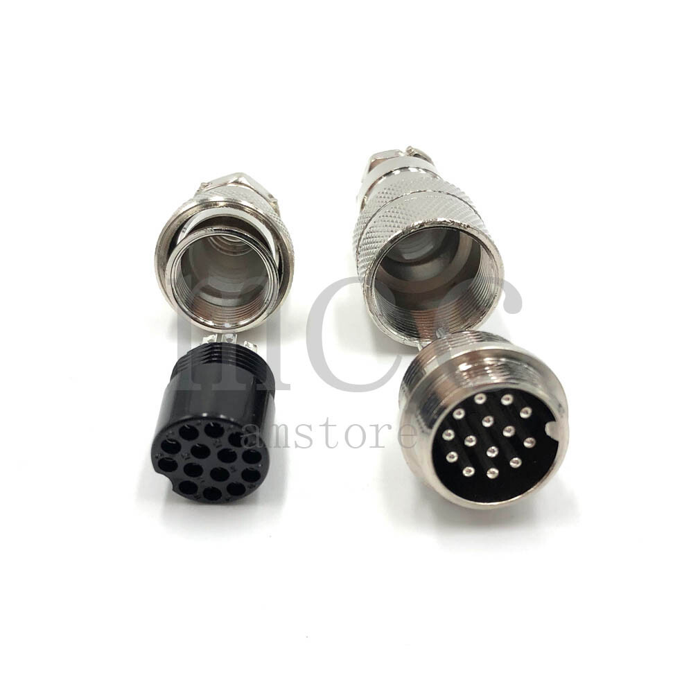 GX20 14 pin Electrical Wire Cable Connector,Docking Connector Plug ...