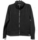 Pro Player Women’s Black Textured Full Zip Activewear Jacket Size Large ...