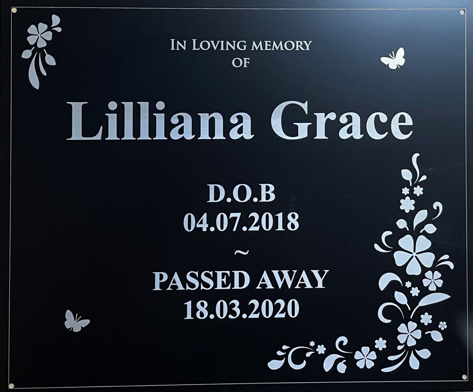 Memorial Plaque (Extra Large 300mm x 260mm) | eBay