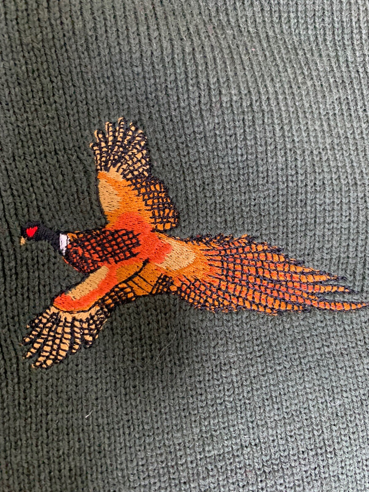 Niffi Shooting Sweater Suede Elbow Shoulder Patches S… - Gem