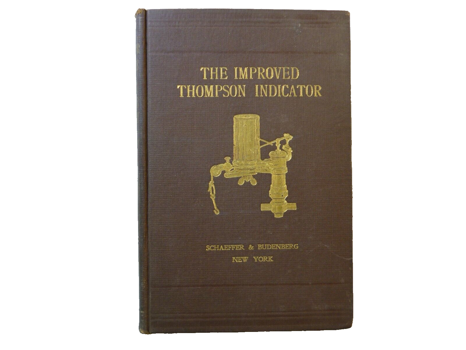 J. W. Thompson Steam Engine Indicator By Hemenway, Very Good Rare Book ...