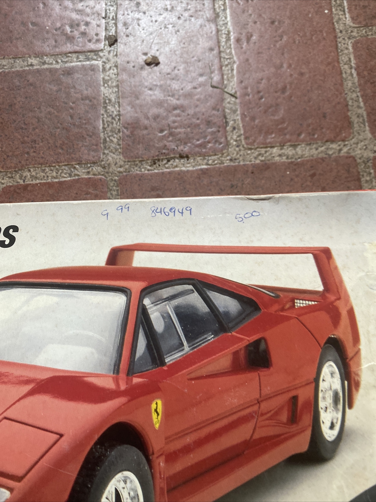 Italeri Testors Ferrari F40 Lemans Model Kit | eBay