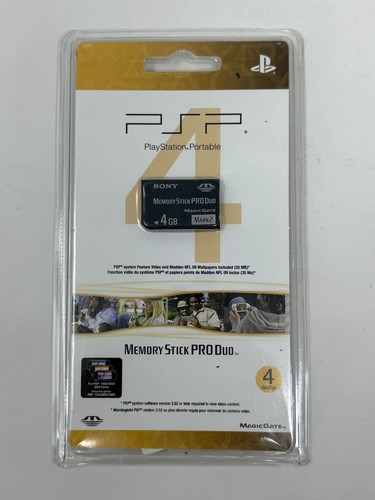 Sony 4GB Memory Stick PRO Duo Card - MS-PSP 711719858409| eBay