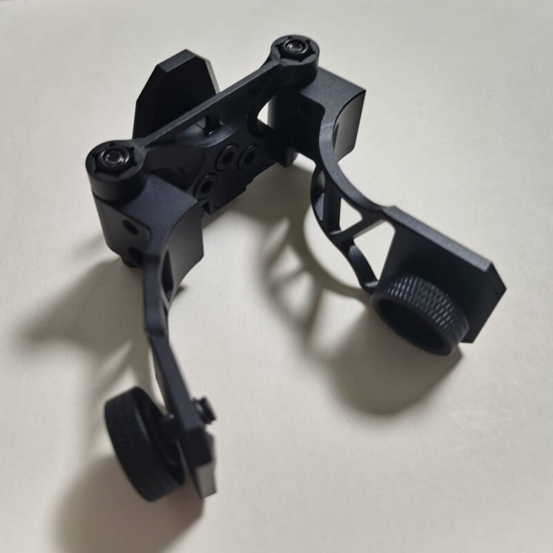 Gen2 Metal PVS28 NVG Mount J Arm Binocular Double Bracket for Dual PVS ...