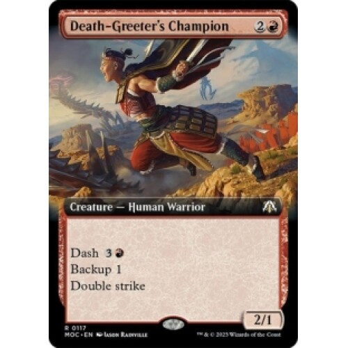 Death-greeter's Champion (extended Art) X4 MTG March Of The Machine ...