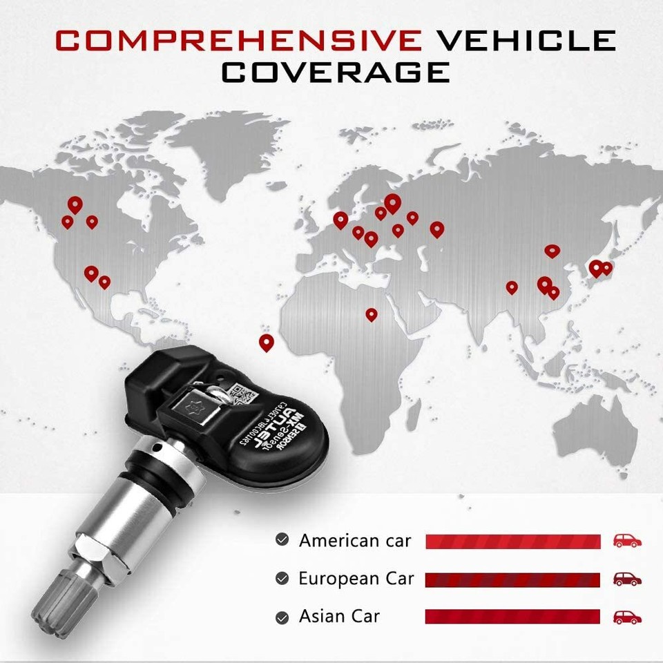 Autel TPMS MX-Sensor 315MHz & 433MHz 2 in 1 Auto Tire Pressure Sensor ...