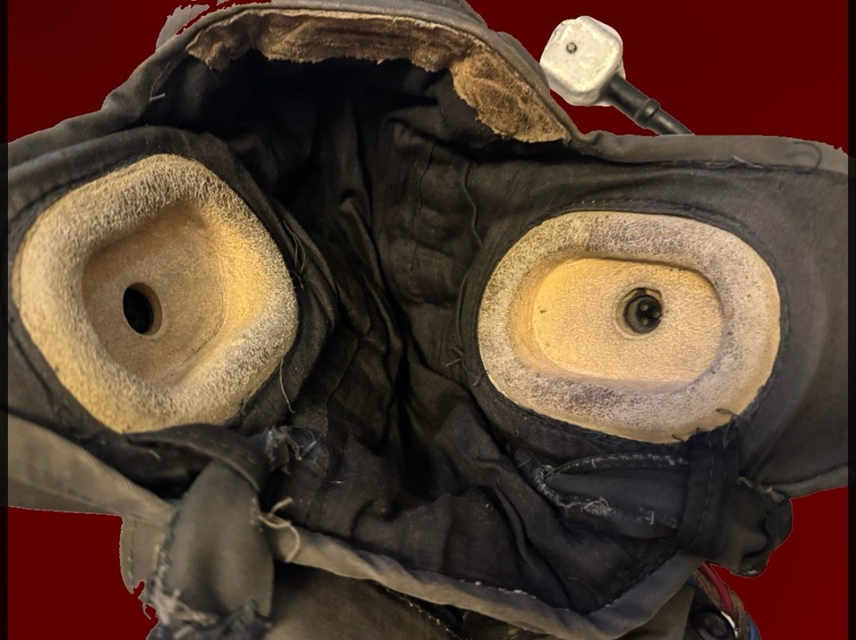 Vintage Soviet / Warsaw Pact Tanker Soft Shell Helmet With Comms Cord ...