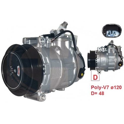 Klimakompressor CC1605G 7SEU17C 98859 813137 A 000 230 62 11 ...