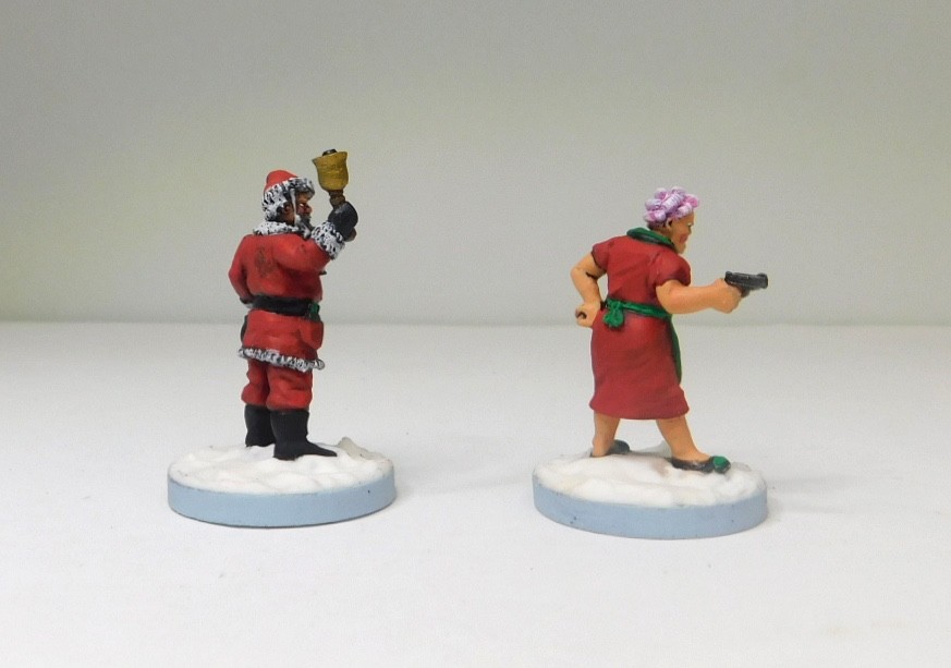 2X Well Painted Pulp Fig Bob Murch: 28mm Special Edition Bad Santa and ...