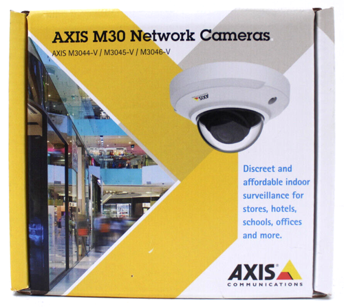 NIB Axis M3045-V 1080p Fixed Dome Network Security Camera 7331021049048 ...