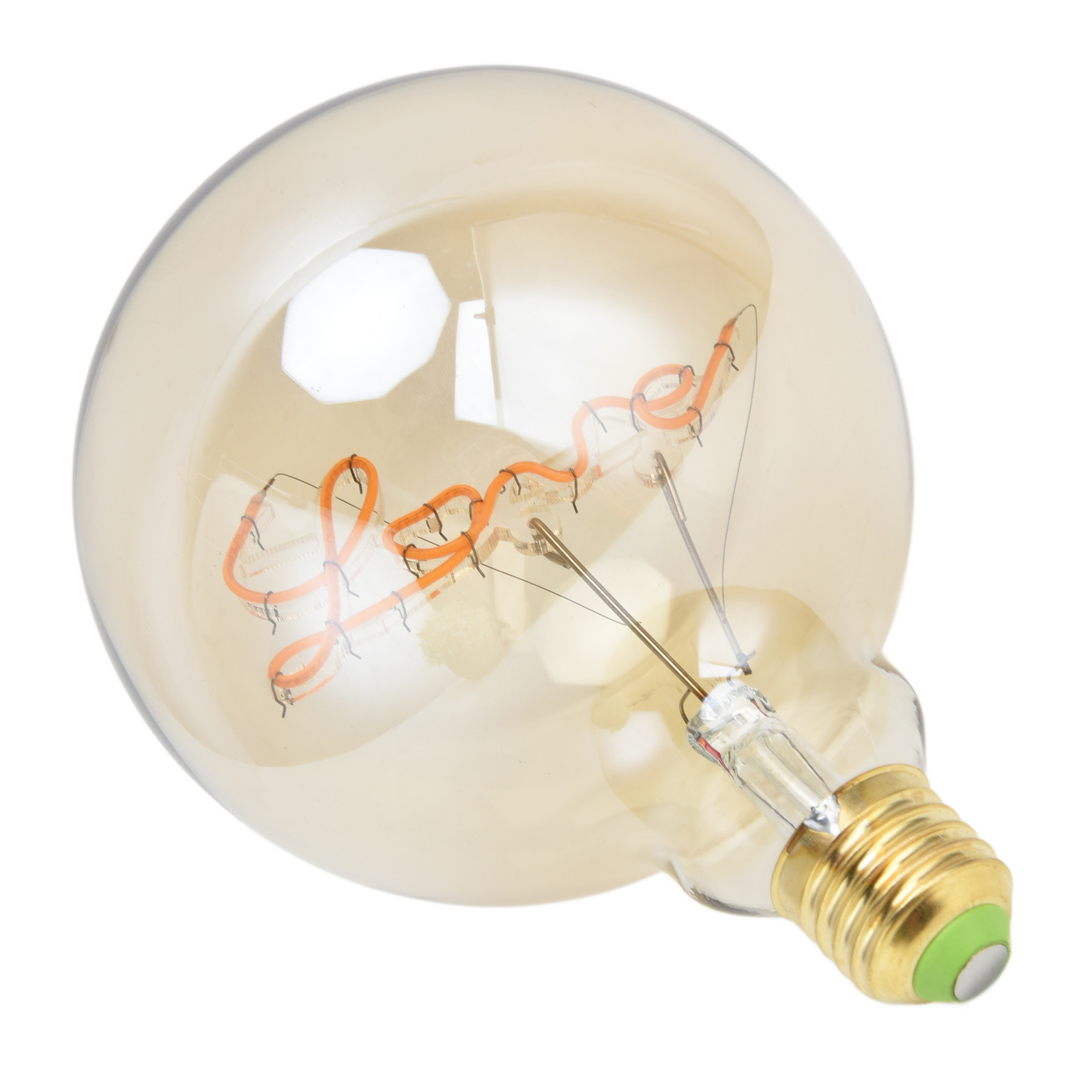 (Love)Dimmable LED Light Bulb Energy Saving Round Bulbs For Restaurants ...