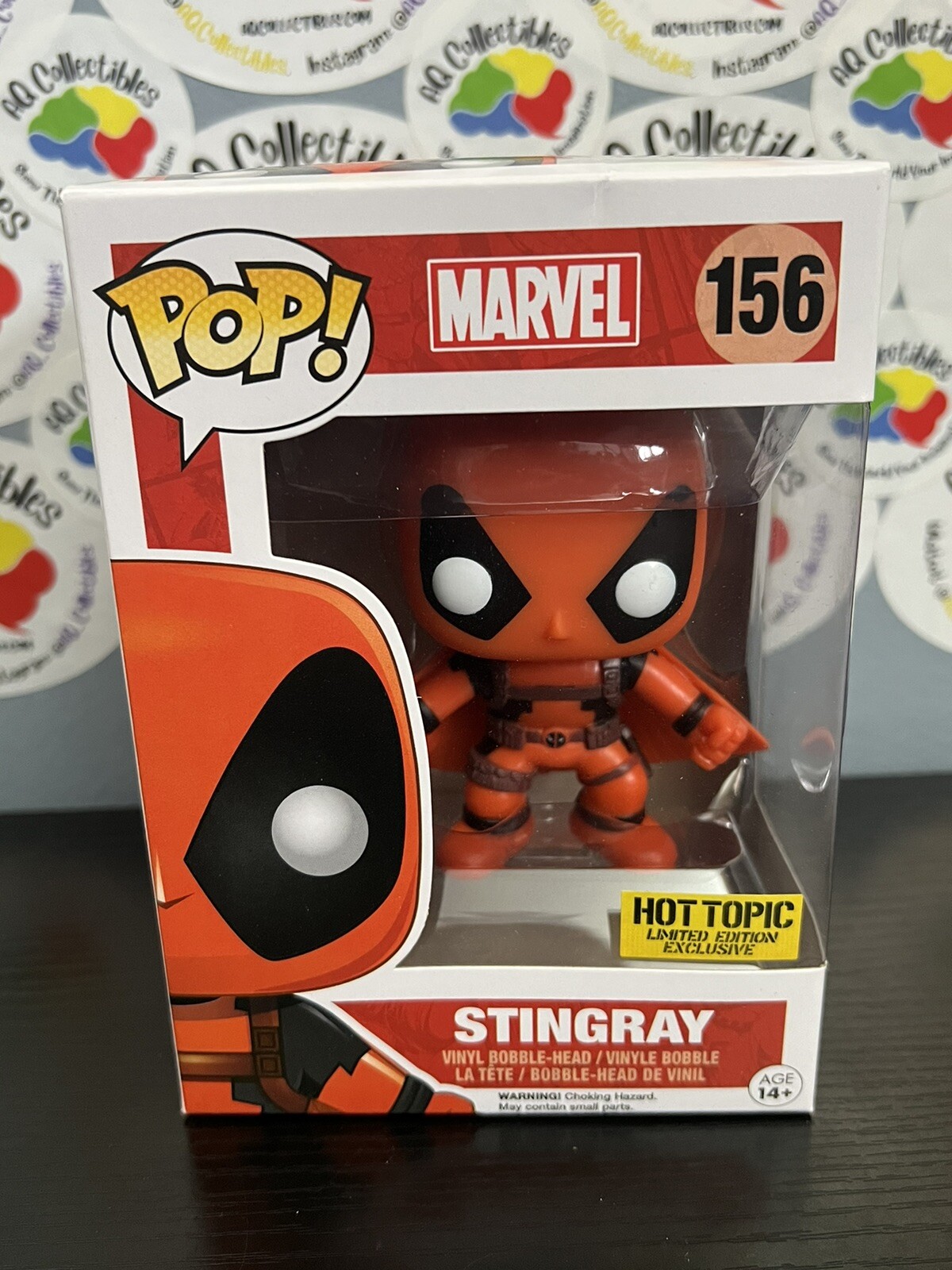 Funko Pop! MARVEL Deadpool - Stingray #156 - Hot Topic Exclusive ...
