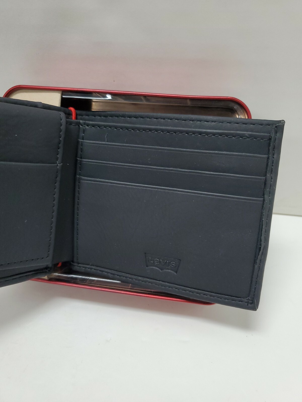 Levi's 31lp220033 Elgin Leather RFID Passcase Black for sale online | eBay