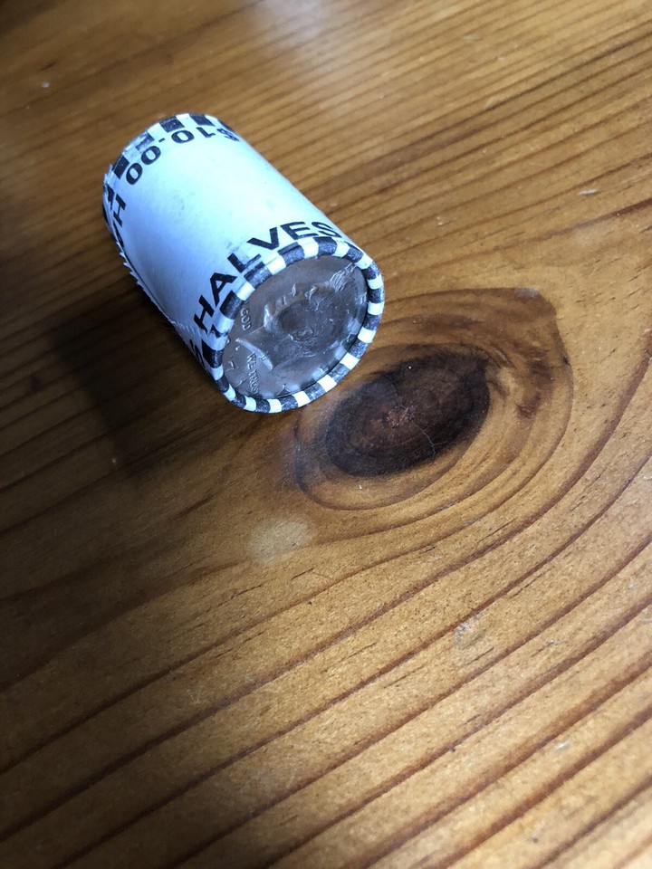 Unsearched Half Dollar Roll Unsearched Roll Of 20 Kennedy Half Dollars ...