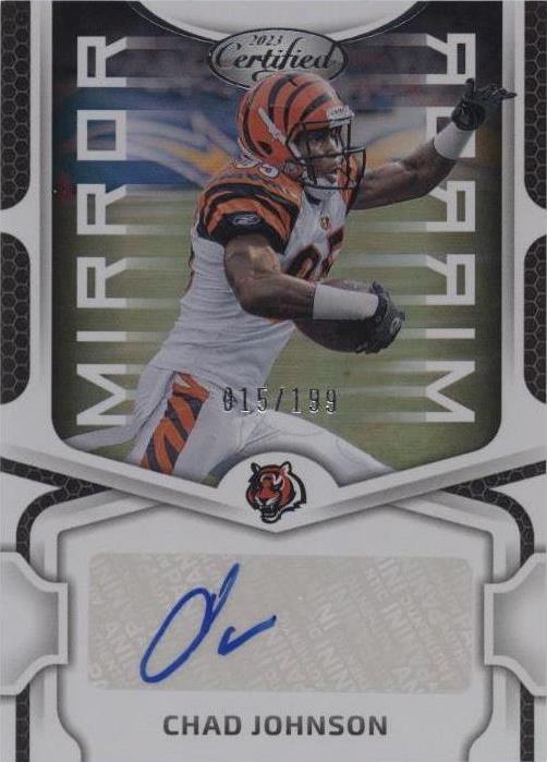 Preços baixos em 2023 Panini Certified Chad Johnson #MS18 | eBay