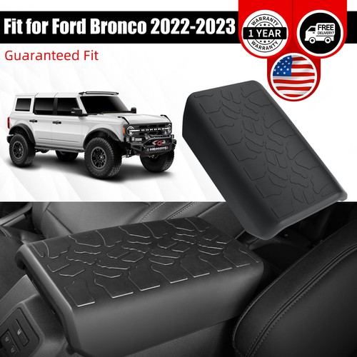 Center Console Cover Compatible for Ford Bronco Accessories 2021 2022 ...