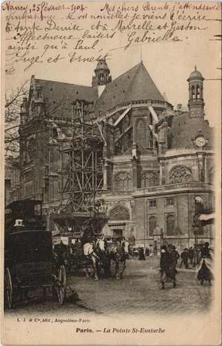 CPA PARIS 1e - La Pointe St-Eustache (54585) | eBay