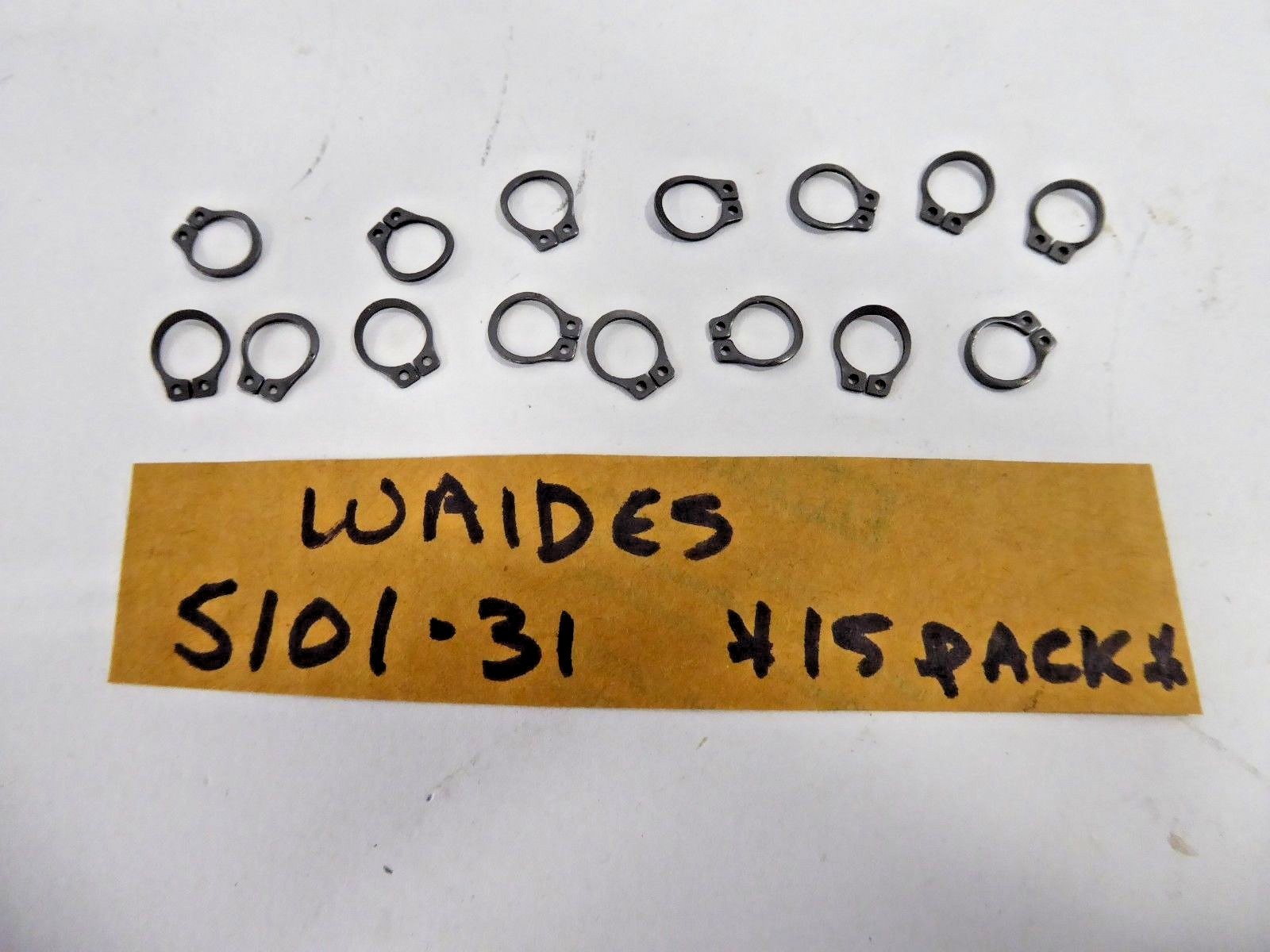 Waldes type 5101-31 Snap Ring Retaining Ring (Pack of 15) | eBay