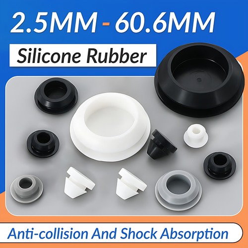 2.5mm-60.6mm Silicone Rubber Grommet Plug Bungs Cable Wiring Protect ...