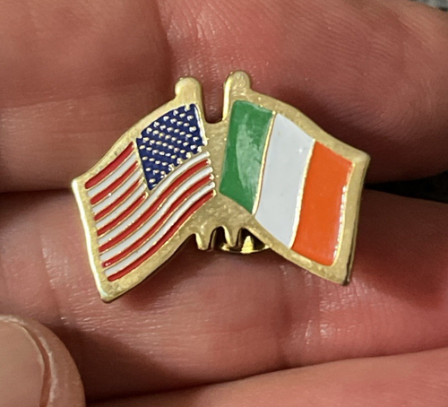 Tiny United States of America / Ireland Flags ENAMEL PIN Badge Button ...
