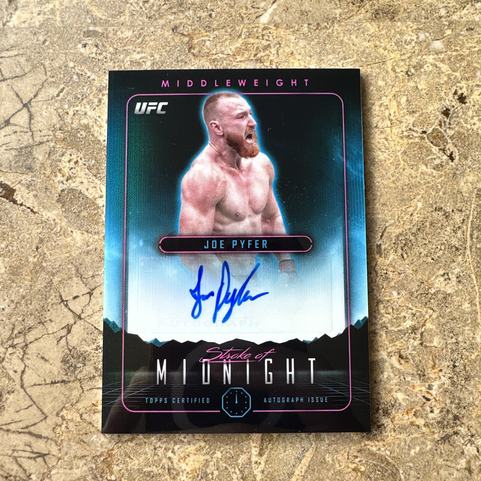 2024 Topps Midnight UFC Stroke Midnight Autograph Joe Pyfer #SMA-JPR ...
