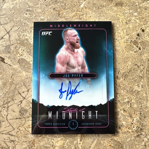 2024 Topps Midnight UFC Stroke Midnight Autograph Joe Pyfer #SMA-JPR ...