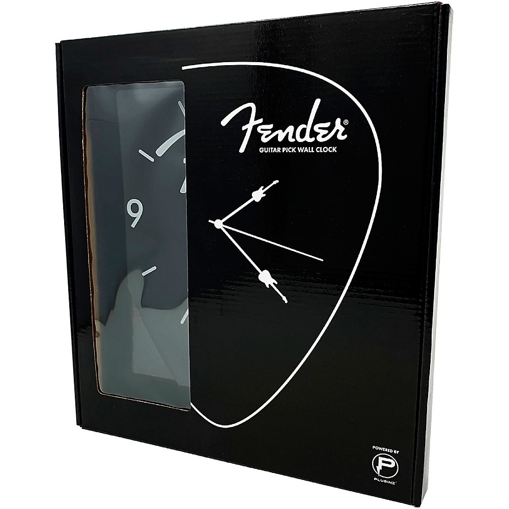 Fender Pick Shaped Wall Clock Black 857443006508 | eBay