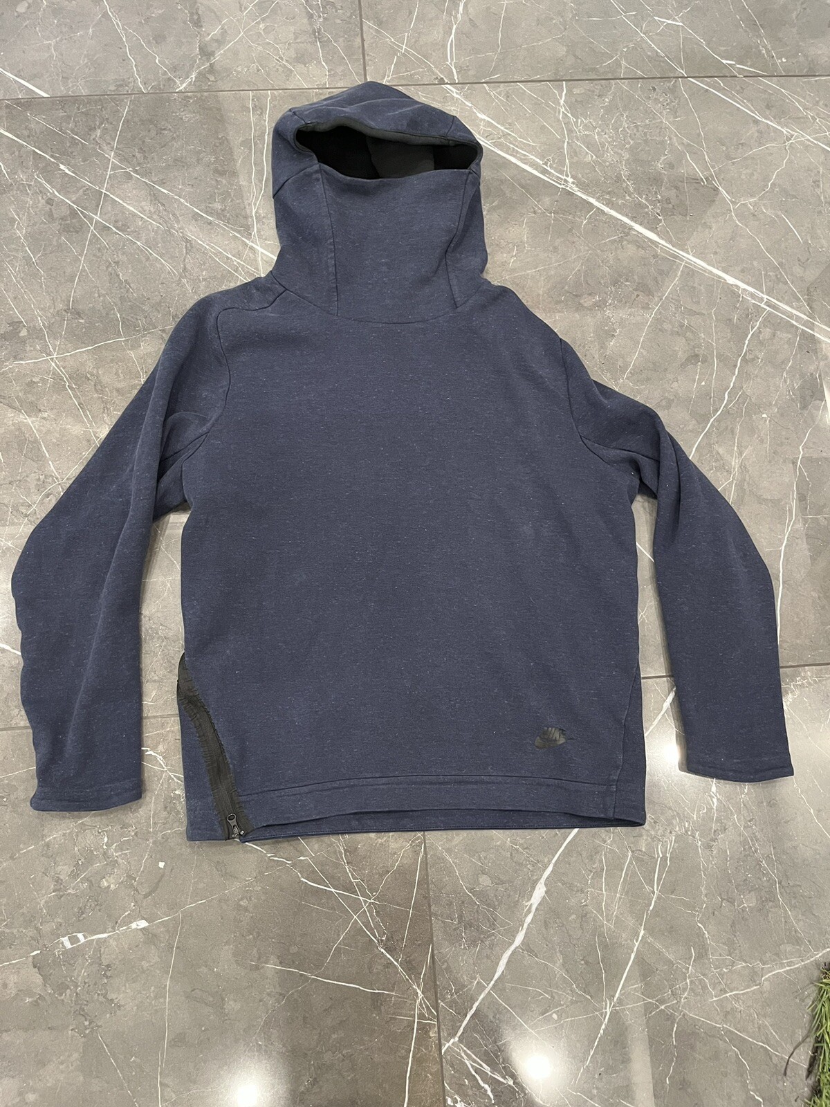 Nike Tech Fleece Hoodie Face mask Ninja Style Large - Gem