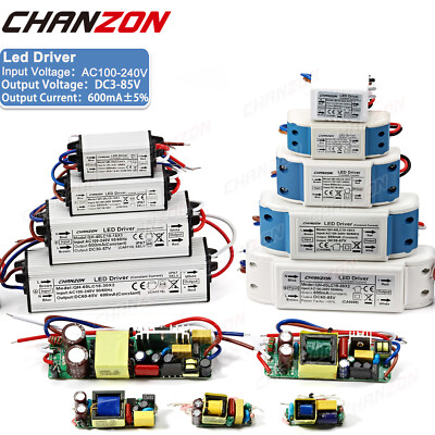 Led Driver 600Ma 6W 10W 20W 36W 50W Constant Current Power Supply ...
