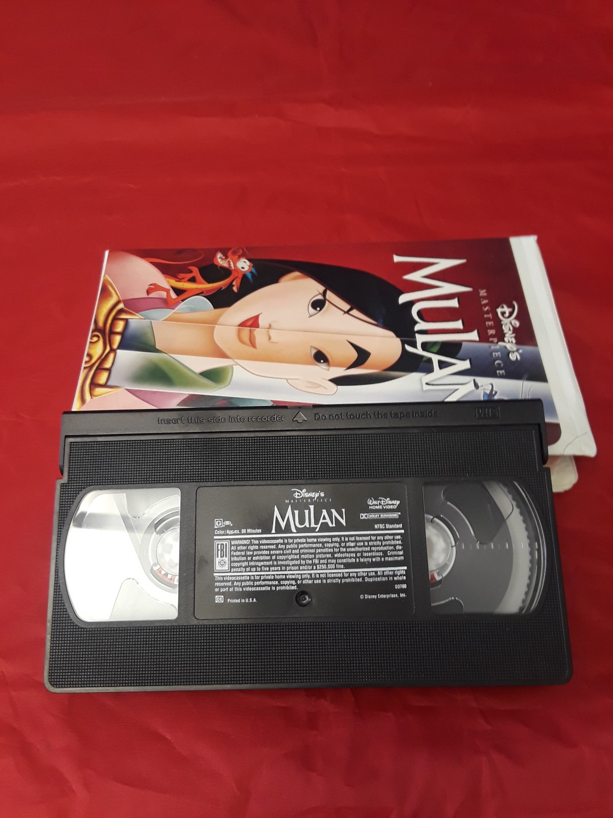 Disney Masterpiece Mulan 1998 VHS #12747 | eBay