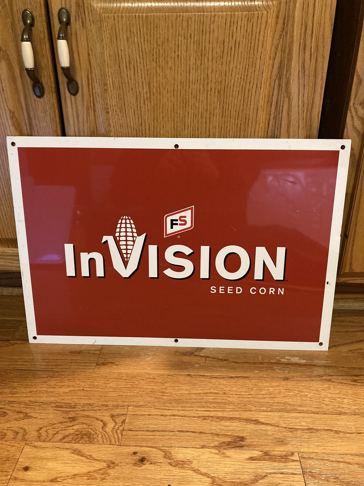 FS Invision Seed Corn & Soybean Double Sided Metal Sign 24x16 | eBay