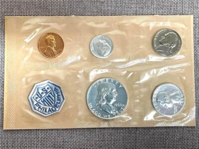1960 Proof Set US Mint Original Envelope COA Silver Coin Lot | eBay