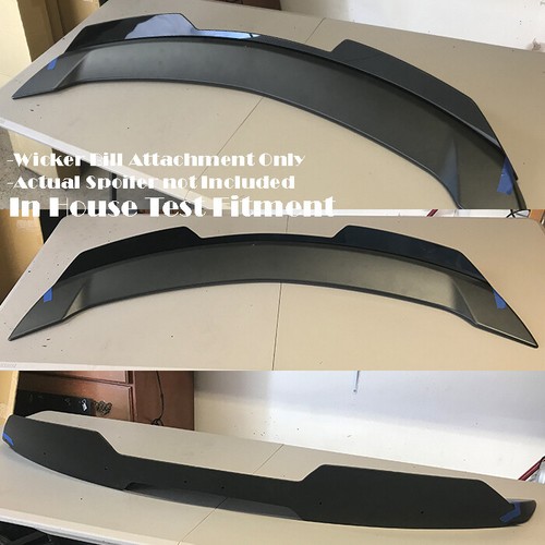Gloss Black Trunk Decklid Gurney Flap Wicker bill For 10-13 Camaro ZL1 ...