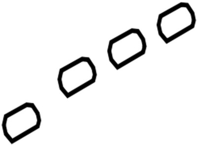 1542A133 Mitsubishi Gasket, inlet manifold 1542A133, New Genuine OEM ...