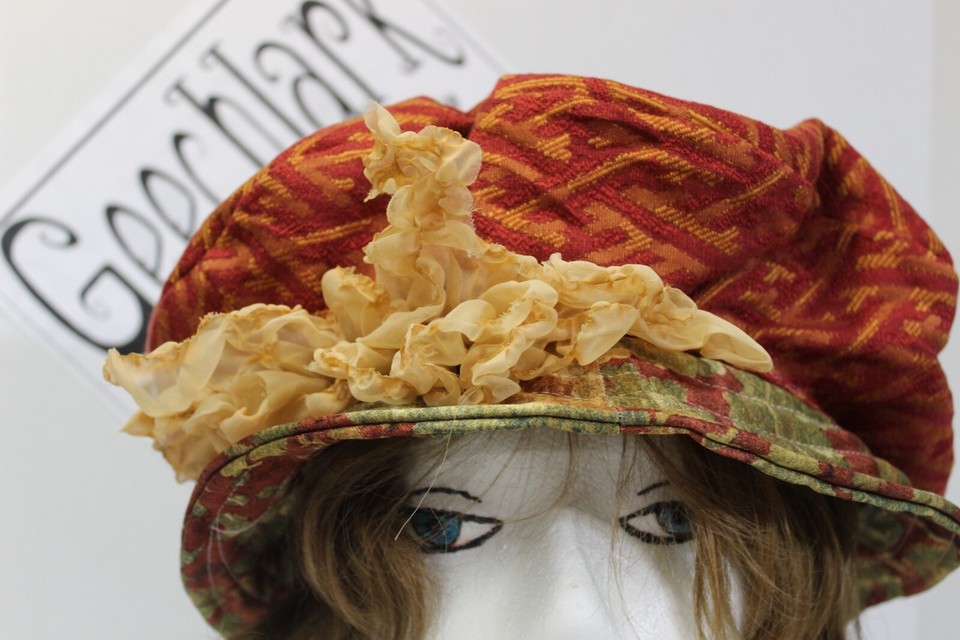 Romantic Poofy hat comfy soft boho cap Bohemian Large geechlark 6540 | eBay