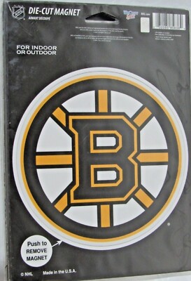 NHL Boston Bruins 5 3/4" Diameter Auto Die-Cut Magnet by WinCraft | eBay