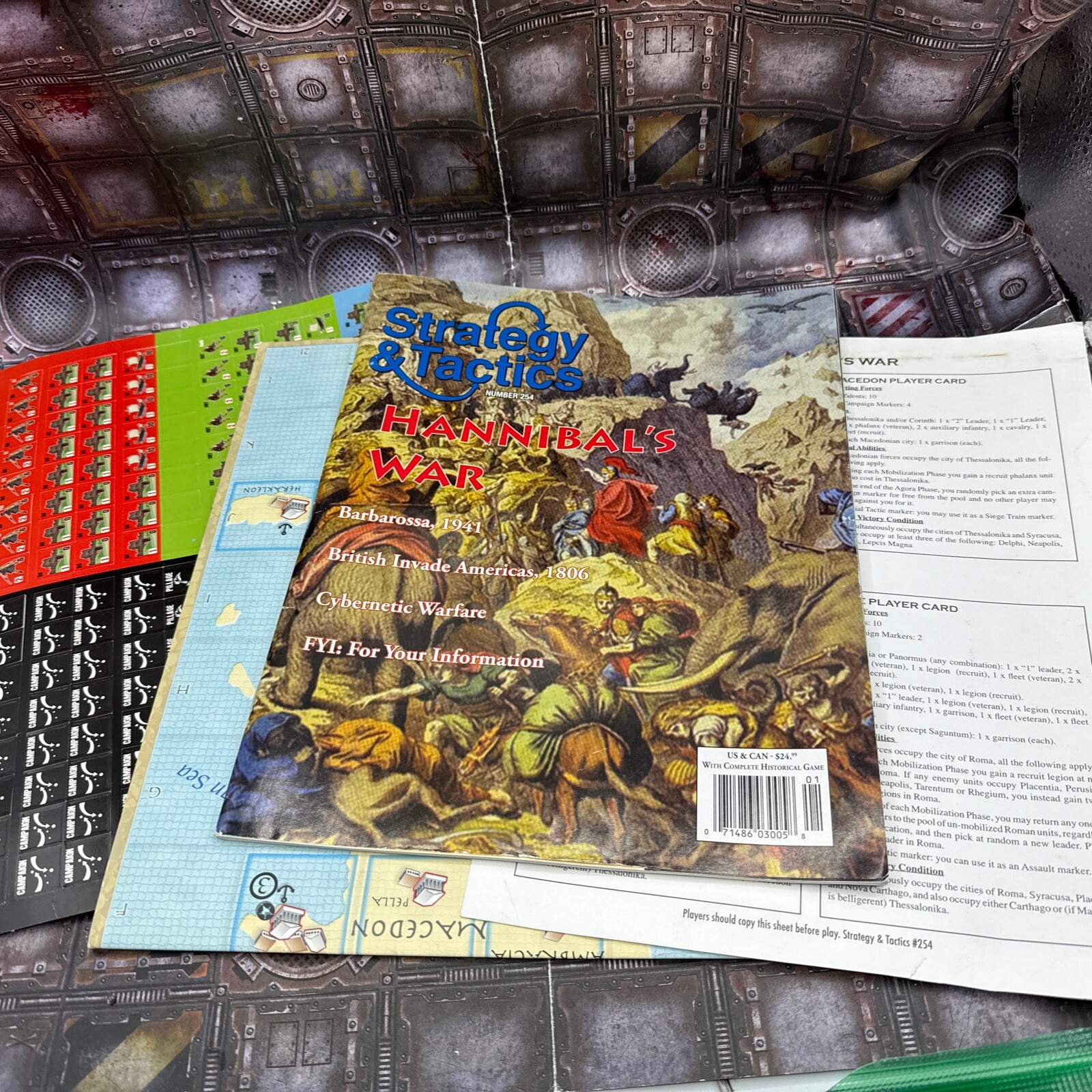 Strategy & Tactics #254 Hannibal's War Game 2008 Unpunched | eBay