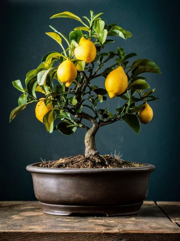 Bonsai Lemon Tree - LIVE MATURE FRUITING TREE - READY TO FLOWER ...