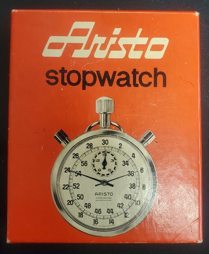 Vintage Aristo Apollo Stopwatch - 7 Jewels - 1/10 - Original Box - | eBay